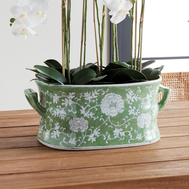 Imperial Lotus Planter - Asian - Indoor Pots And Planters - by Napa ...