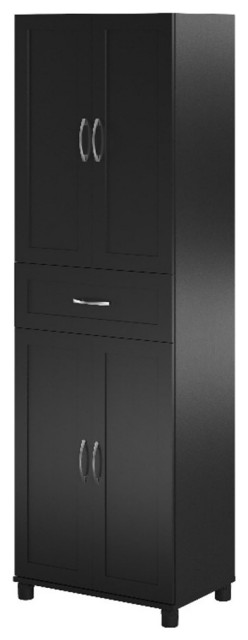 Systembuild Evolution Lory Framed Storage Cabinet with Drawer in Dove ...