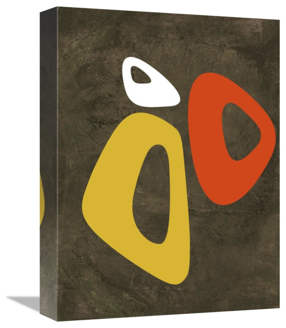 "Abstract Oval Shape 3" Fine Art Print, 12" x 16" - Modern - Prints And ...