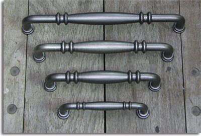 Rustic Appliance Pull, Weathered Pewter - Traditional - Cabinet And ...