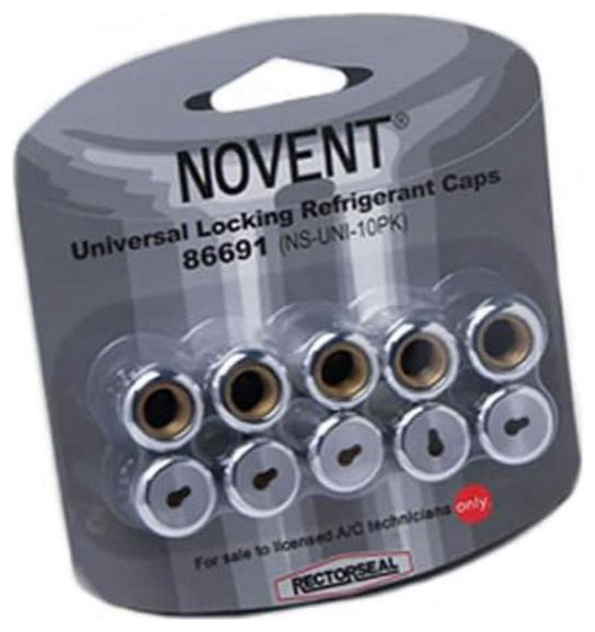 Rectorseal 86691 Novent Universal 1/4" Thread Silver Cap - 10 - Heating ...