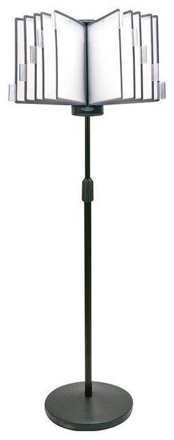 Aidata, View-Adjust Floor Stand Reference Organizer, 10 Panel ...