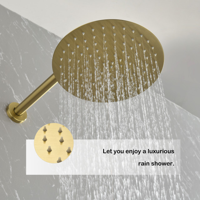 Pressure Balanced Complete Shower System With Rough-In Valve ...