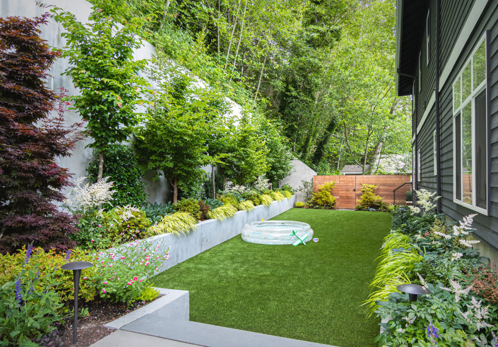 Mercer Island - Layered Planting Design - Midcentury - Seattle - by ...