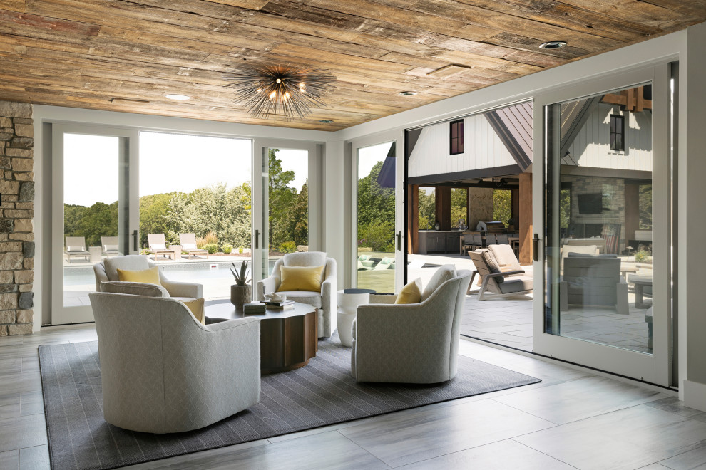 Mountain Modern Estate - Rustic - Minneapolis - by Lenox House Design ...