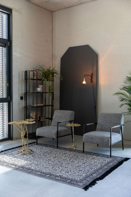 Art Deco Leaf Side Table | DF Lily - Contemporary - Side Tables And End ...