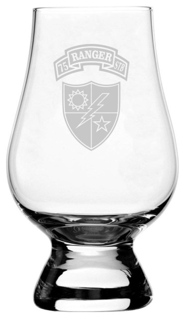 US Army 75th Ranger Special Troops Battalion Glencairn Crystal Whiskey ...