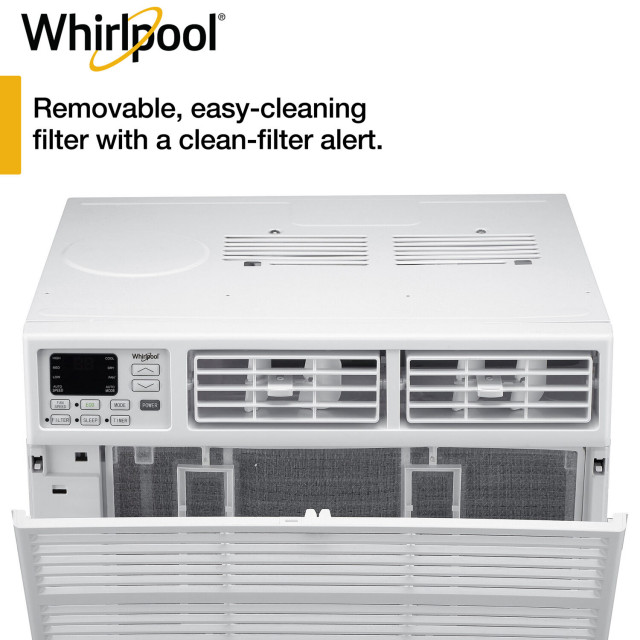 Whirlpool 15,000 BTU 115V Window-Mounted Air Conditioner With Remote ...