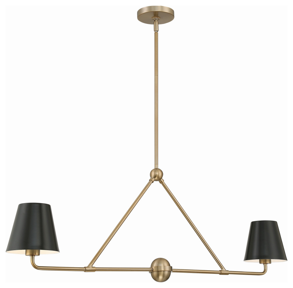 Xavier 2-Light Chandelier - Transitional - Kitchen Island Lighting - by ...