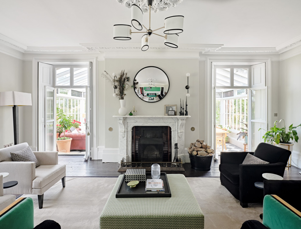 Holt - Transitional - Living Room - Wiltshire - by Suzy Harris Designs ...