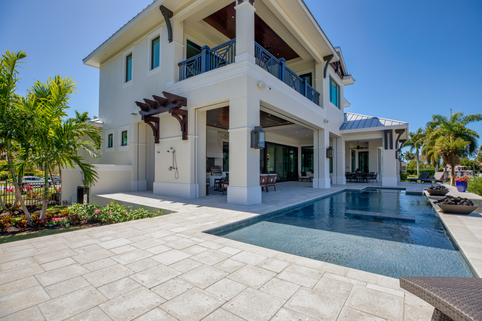 New Home Build - Transitional - Pool - Miami - by Stonebreaker Builders ...