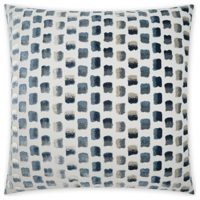 Impasto Pillow - Pacific, 24" x 24" - Contemporary - Decorative Pillows ...