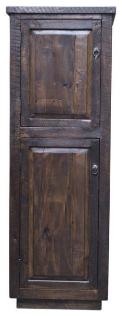 Alto Rustic Reclaimed Linen Cabinet, 20x18x72 - Rustic - Bathroom Cabinets - by FoxDen Decor | Houzz