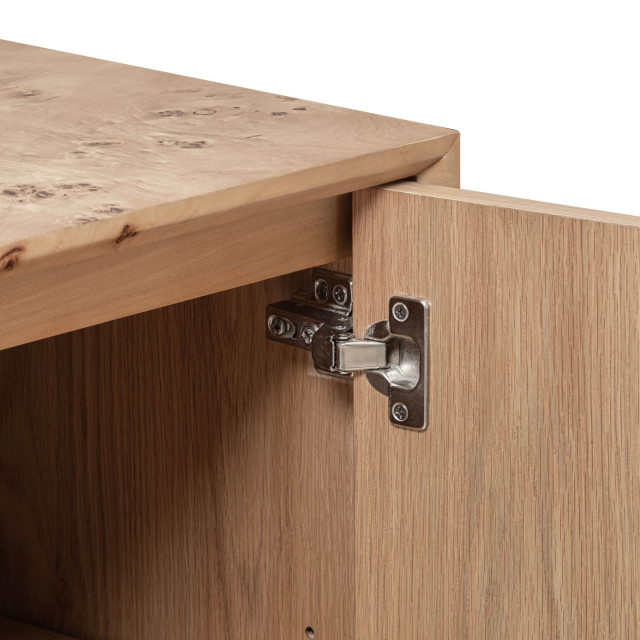 Mappa 3-Drawer Sideboard, Brown - Rustic - Buffets And Sideboards - by ...