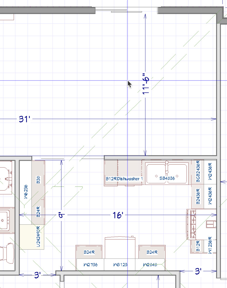Awkward Kitchen Layout