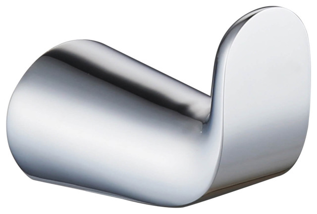 Accessory Robe Hook, Chrome - Contemporary - Robe & Towel Hooks - by ...