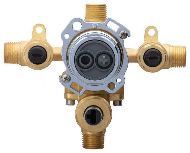 Treysta Tub & Shower Valve w/ Diverter- Horizontal Inputs WITH Stops ...