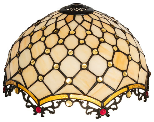 14 Wide Diamond & Jewel Shade - Victorian - Lamp Shades - by Meyda ...