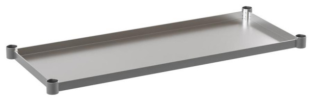 Galvanized Under Shelf for Work Tables - Adjustable Lower Shelf for 24 ...