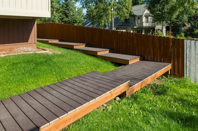 Trex Multi-Level Boardwalk - Contemporary - Deck - Other - by Treeline ...