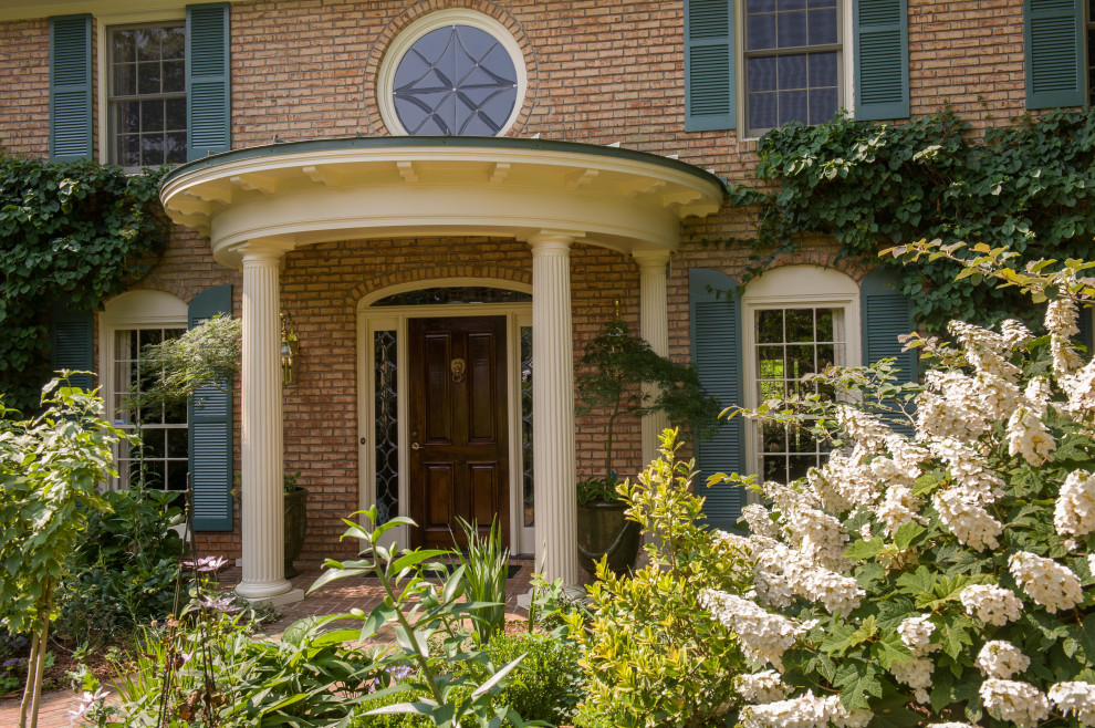 Classic Round Portico Addition - Traditional - Exterior - Atlanta - by ...