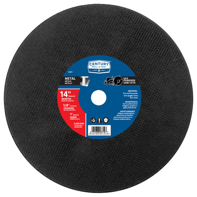 High Speed Abrasive Metal Cutting Saw Blade, 14" - Industrial - Power ...