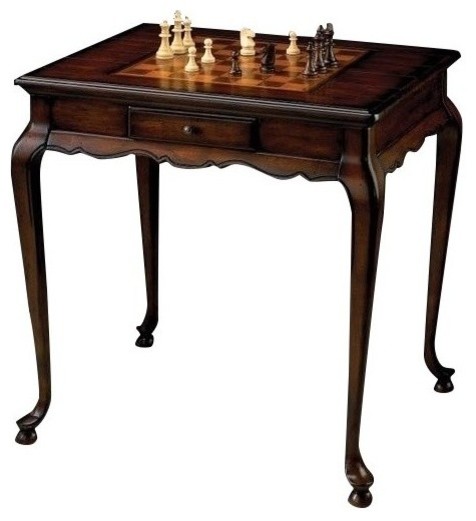 Beaumont Lane Game Table in Plantation Cherry - Traditional - Game ...