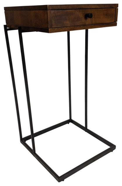 Aurora Accent Table - Industrial - Side Tables And End Tables - by Carolina Living | Houzz