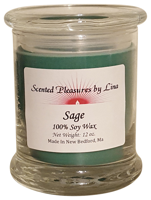 Sage Candle - Traditional - Candles - by Scented Pleasures by Lina | Houzz