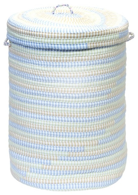 Ticking Starlight, Hamper With Lid, 18"x30" - Contemporary - Hampers ...