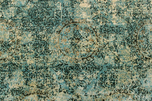 Fine Erase Coraline Ivory Rug, 7'10x10'2 - Contemporary - Area Rugs ...