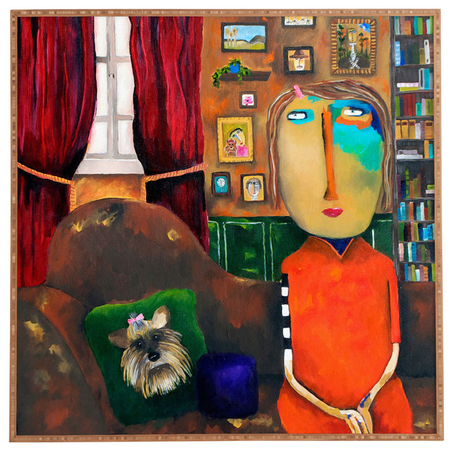 Deny Designs Robin Faye Gates With Bebe Framed Wall Art, Small ...