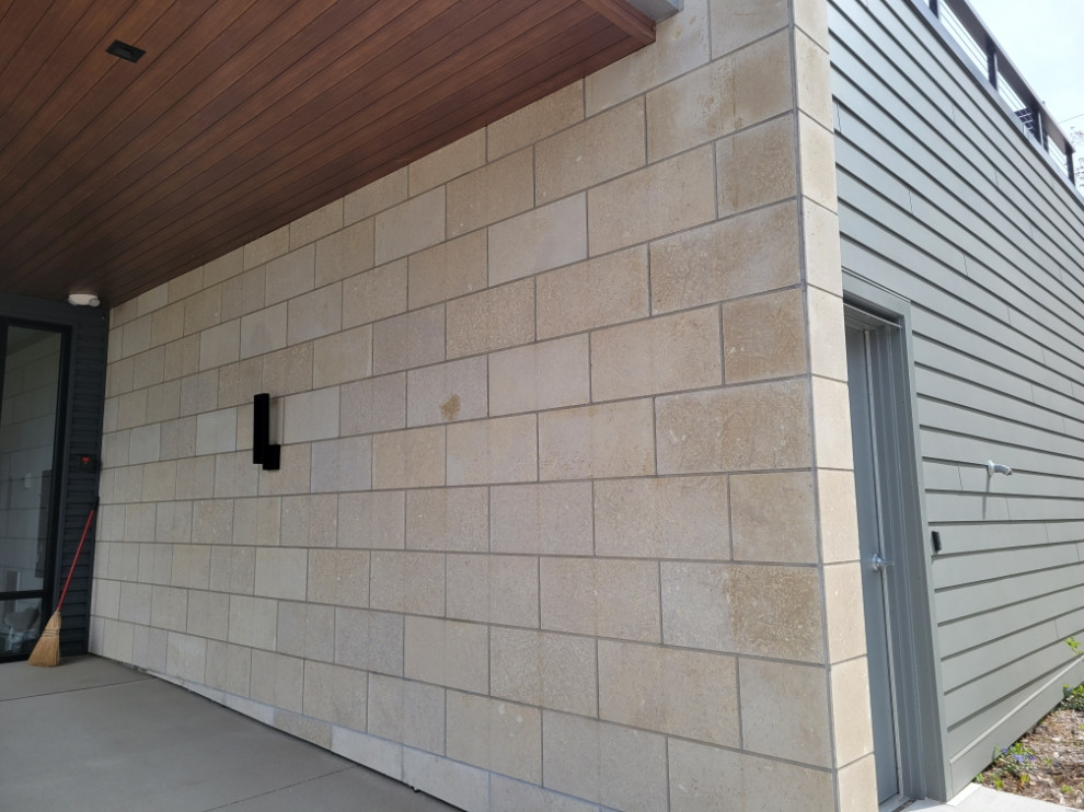 Cambridge Modern Limestone Panels Natural Thin Veneer Accent Wall ...