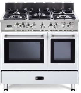 Verona 36" Double Oven Dual Fuel Range - Transitional - Gas Ranges And ...