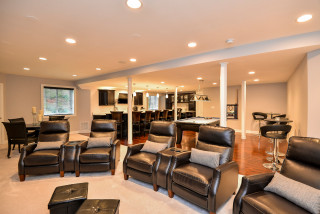 Vernon Hills Basement Remodel - Contemporary - Basement - Chicago - by ...