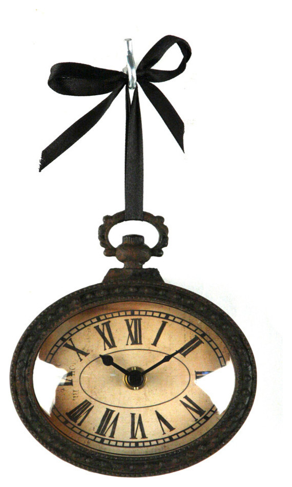 Violette Clock - Traditional - Wall Clocks - by Nook & Cottage | Houzz