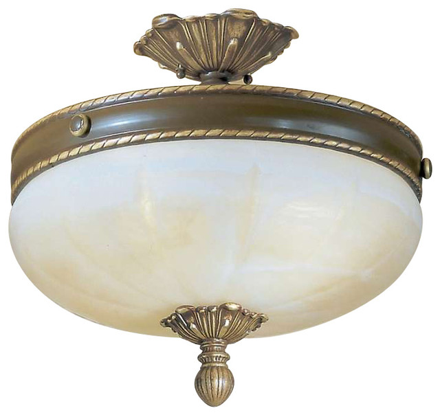 Classic Lighting Flush Mount - Traditional - Flush-mount Ceiling ...