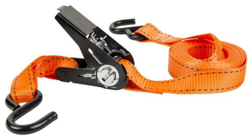 Keeper® 05508 Ratchet Tie-Down with S-Hooks, 1" x 10', 1" x 10' - Home ...