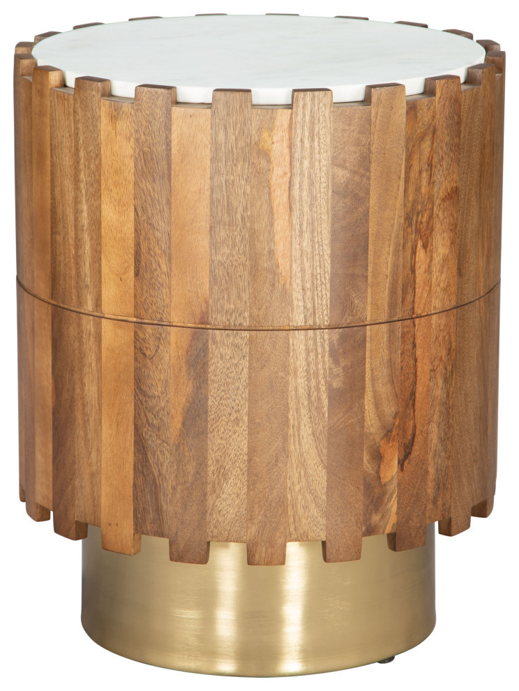 Miller Wren Drink Table Natural - Contemporary - Side Tables And End Tables - by Love Sofa ...