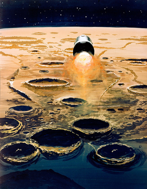 Apollo 8 Over the Moon Print, 18" x 24" - Contemporary - Prints And ...