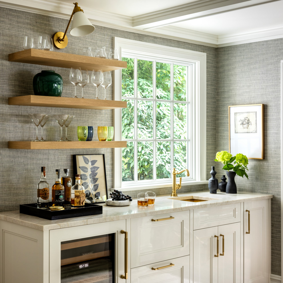 SUMMIT TRADITIONAL - Traditional - Home Bar - New York - by ML Interior ...