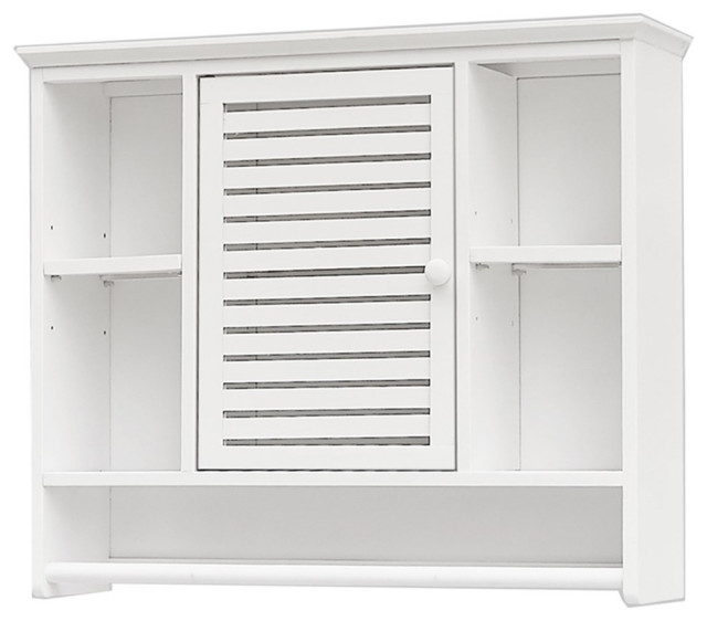 Gallerie Decor Natural Spa Transitional Bamboo Compartment Wall Shelf ...