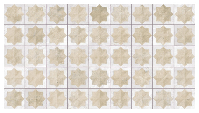 Tetuan Astre Arena White Porcelain Wall Tile Sample - Wall And Floor ...