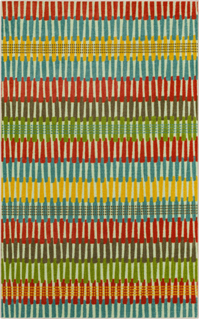 Mohawk Home Optical Lines Multi 5' x 8' Area Rug, 8' x 10 ...