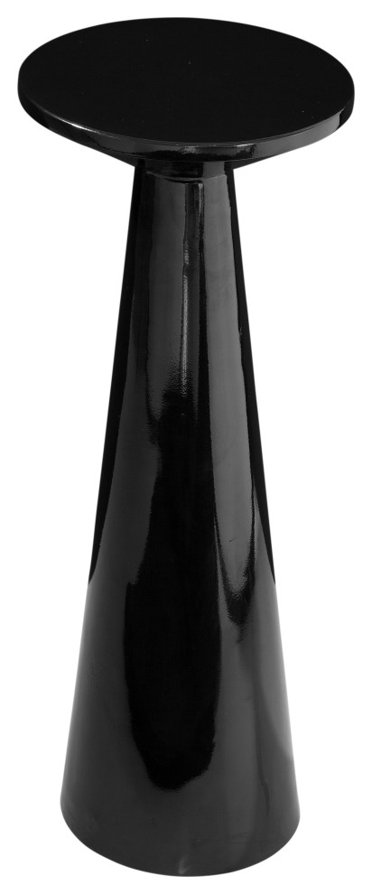 Polished Black Yorick Scatter Table Modern Design - Industrial - Side ...