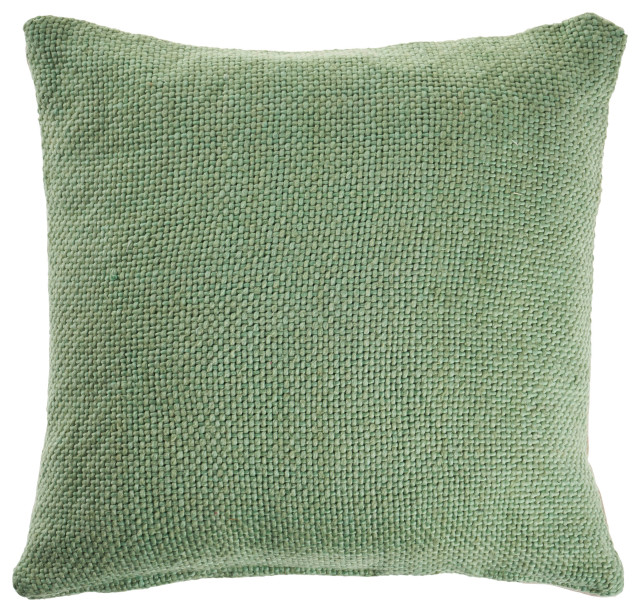 Textured Solid Throw Pillow, 18" x 18" - Transitional - Decorative ...