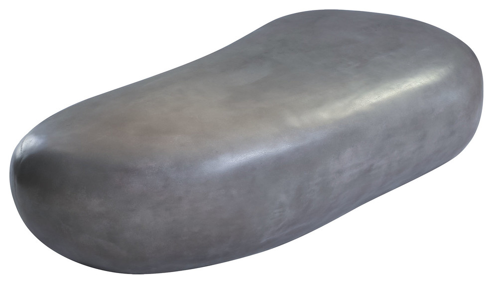 Elk Home 157-068 Pebble Bench, Polished Concrete With Acrylic ...