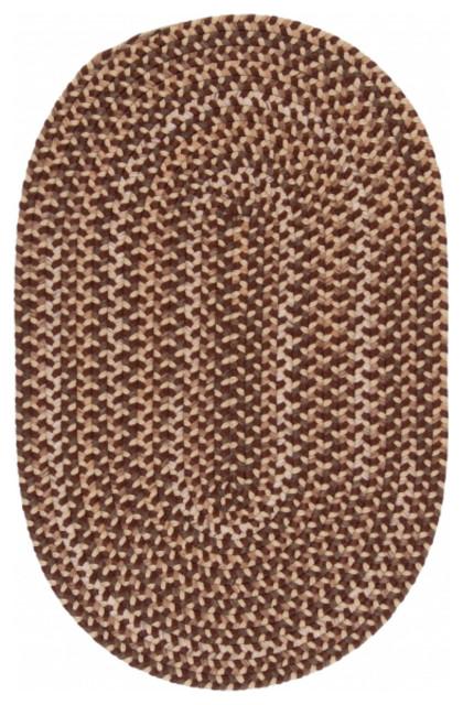 Colonial Mills Charlesgate Multicolor Braided Rug, 5'x7' Oval ...