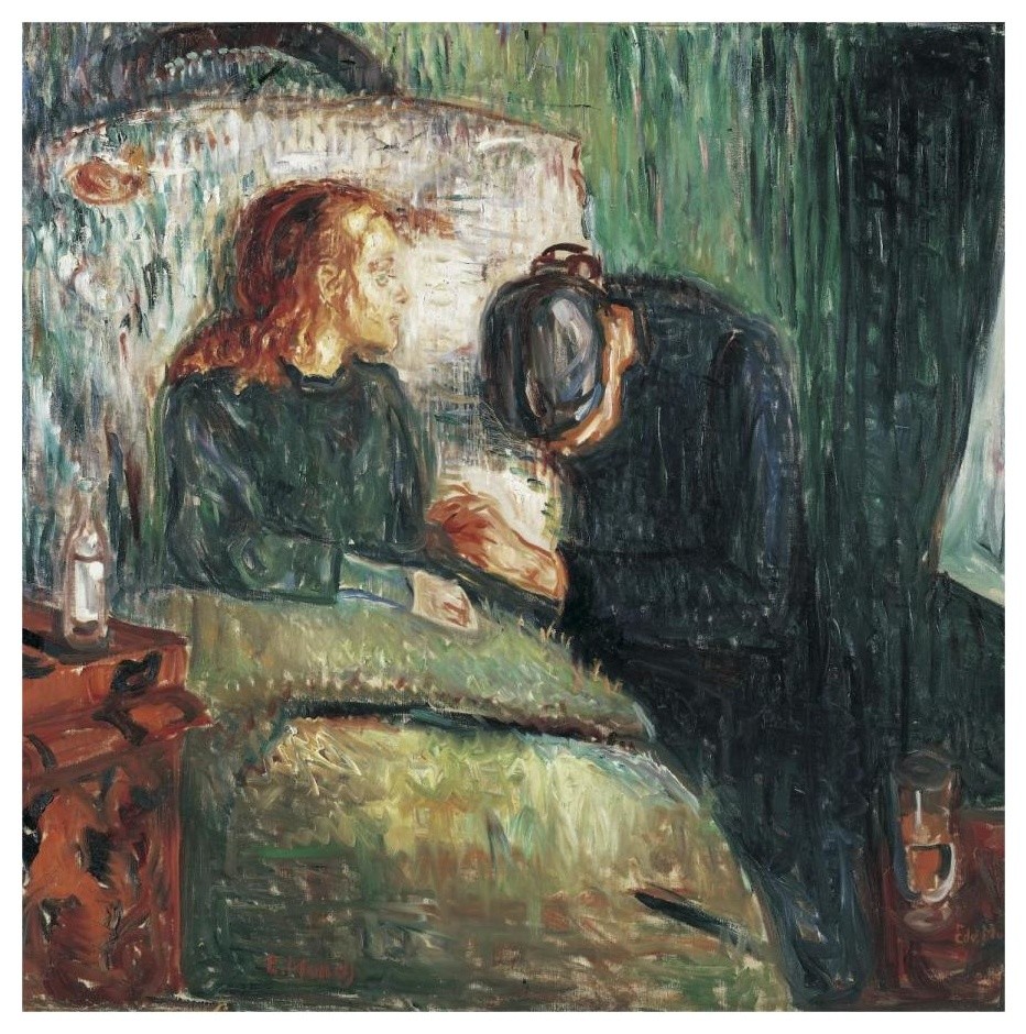 "The Sick Child, 1907" Digital Paper Print by Edvard Munch, 20"x20", 20 ...
