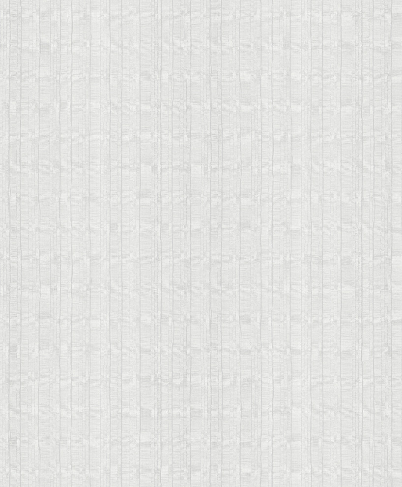 Kinsley Off-White Textured Stripe Wallpaper, Sample - Contemporary ...